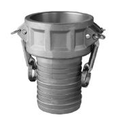 Camlock Type C - Hose Shank Coupler, SS316 — Devcophil
