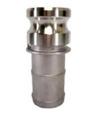 Camlock Type E - Hose Shank Coupler, SS316 — Devcophil